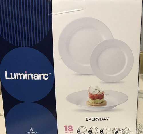 Набор посуды luminarc новый