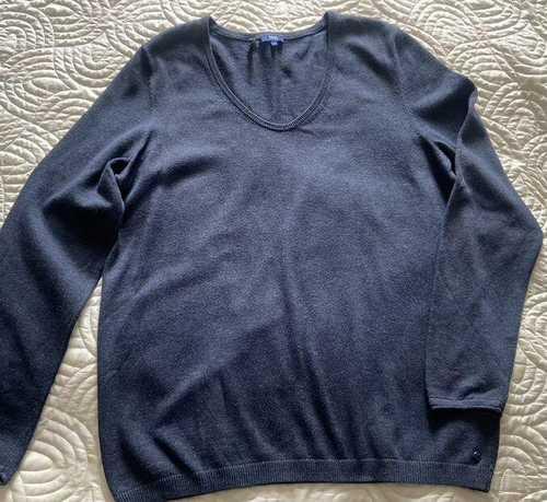 Пуловер женский синий 48