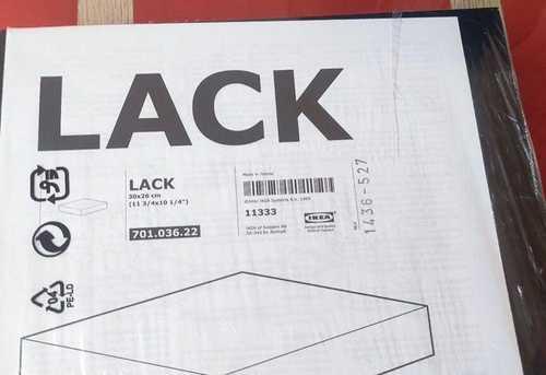 Полка настенная IKEA черная