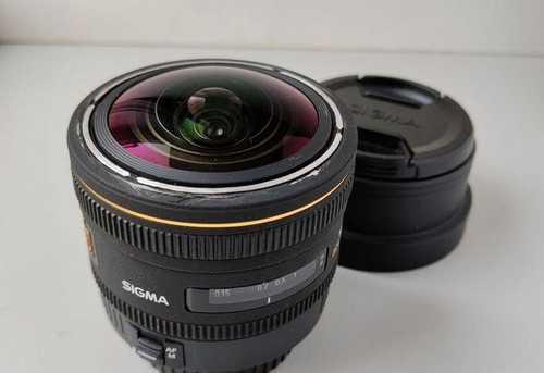 Объектив Sigma 10mm F2.8 EX DC fisheye HSM Canon