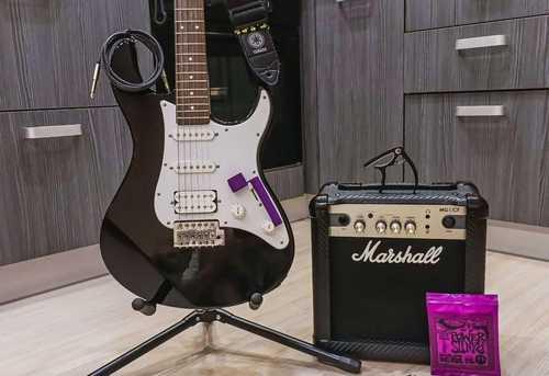 Электрогитара Yamaha Pacifica 012 + Marshall Mg10