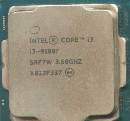 Процессор Intel Core i3-9100F работает 1 канал озу