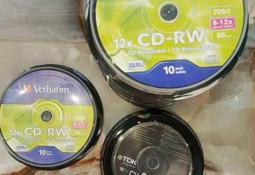 CD-RW диски новые