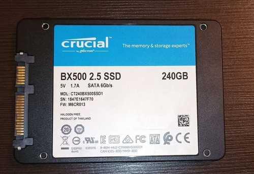 SATA накопитель Crucial BX500 SSD диск 2.5