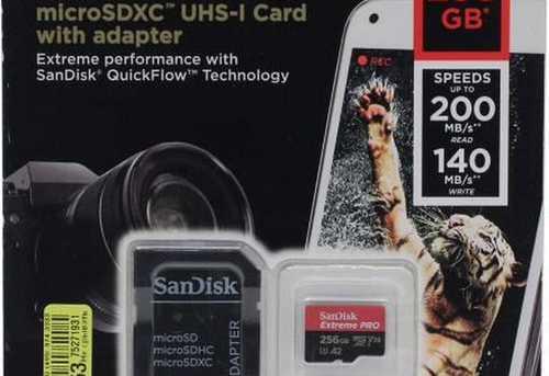Карта памяти SanDisk Extreme Pro sdsqxcd-256G-GN6M
