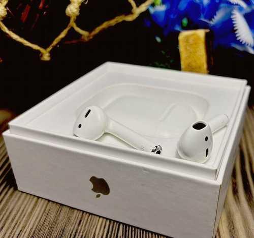 Airpods 1,2 с новыми аккумуляторами в ушах и кейсе