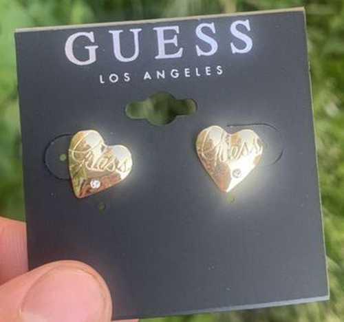 Серьги guess новые