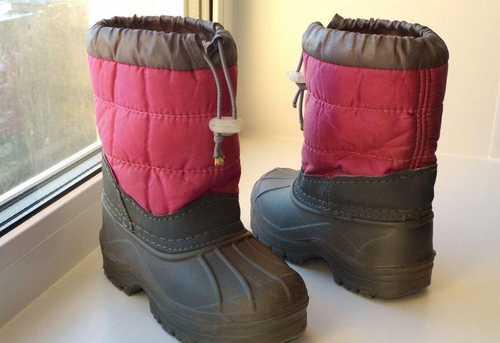 Непромокаемые зимние ботинки 28 размера