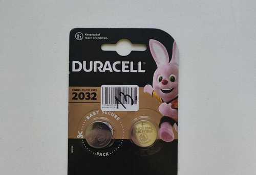 Батарейки Duracell DL/CR 2032