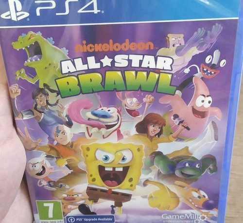 Nickelodeon ALL star brawl PS4, английская верси