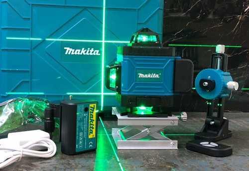 Лазерный уровень makita 4d нивелир 16 линий