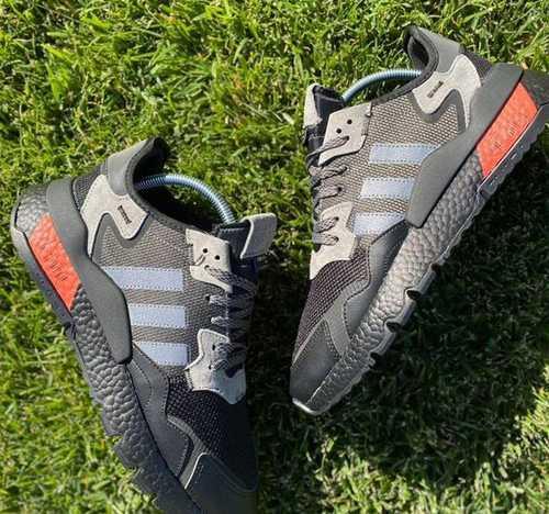 Кроссовки мужские Adidas Nite Jogger Black Grey