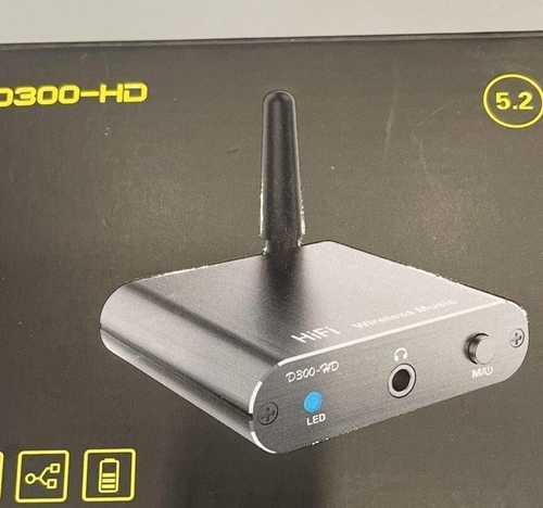 Беспроводной ресивер D300 aptx-HD BT 5.2 HiFi