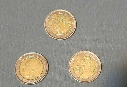 Монеты юбилейные 2 евро
