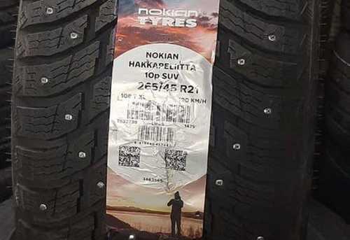 Nokian Tyres Hakkapeliitta 10p SUV 265/45 R21 108T