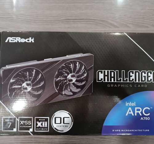 ASRock Intel Arc A750 Challenger D OC 8GB гарантия