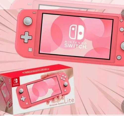 Nintendo switch lite с играми