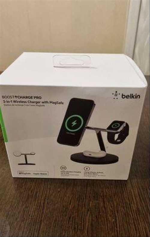 Беспроводное зарядное устройство Belkin 3в1