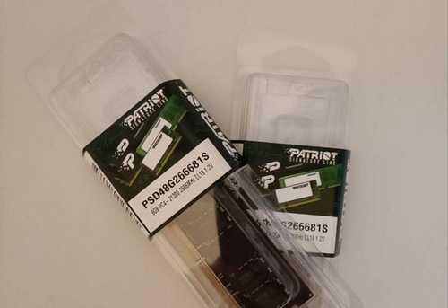 Новая DDR4 8Gb для Ноутбука Patriot