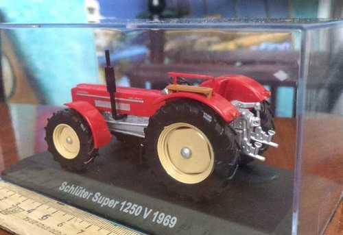 Модель трактор Schluter Super 1250V1969г Hachette