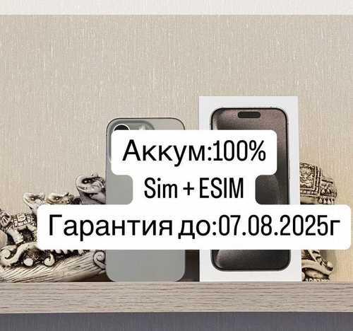 iPhone 15 Pro Max, 256 ГБ