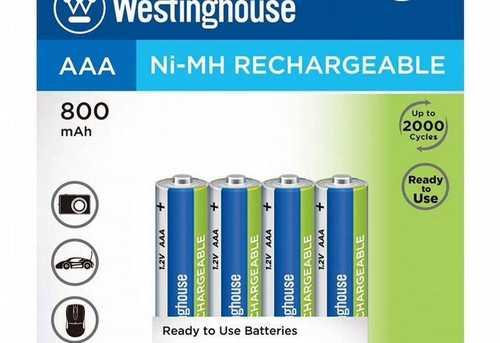 Аккумуляторы (4 шт) Westinghouse 800 mAh R03/AAA