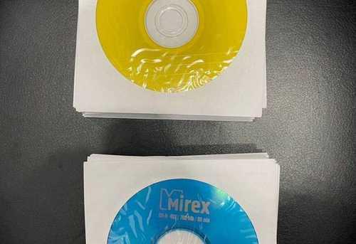 Диски для записи DVD-R И CD-R (новые) конверте