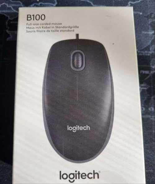 Мышь logitech b100