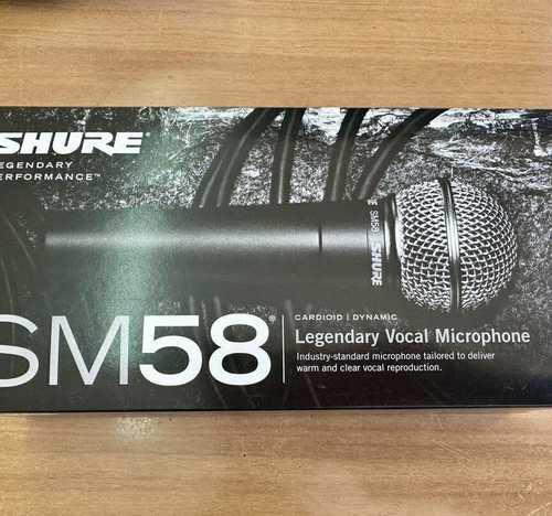 Оригинальный вокальный микрофон Shure SM58