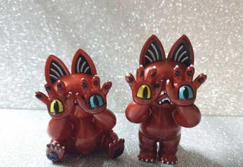 Hell's cat Onigiri sofubi by Grape Brain / gacha