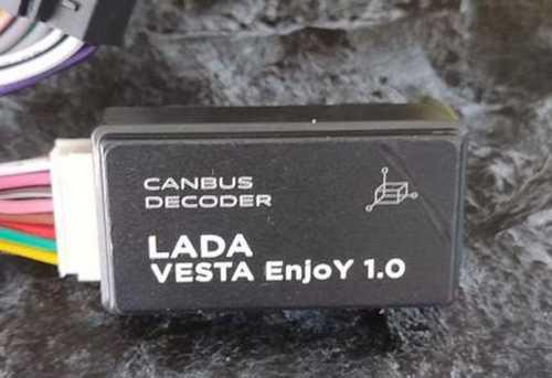 Адаптер+ ISO Teyes CanBus LADA Vesta Enjoy ver.1.0