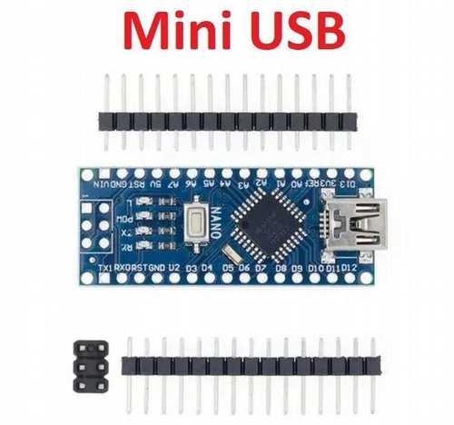 Контроллер плата Arduino Nano CH340G miniusb