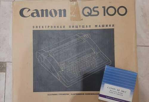 Электронная пишущая машинка Canon QS100