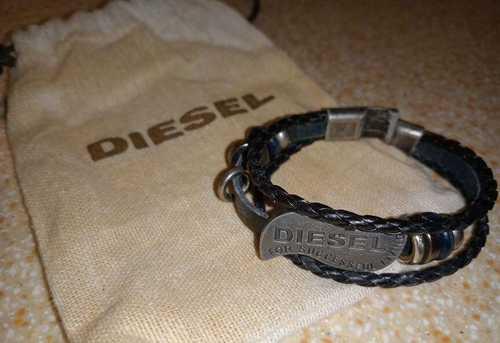 Кожаный браслет Diesel 20 см
