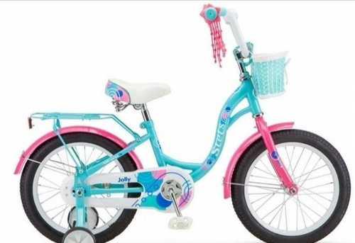 Продам детский велосипед stels Jolly 16" мятный