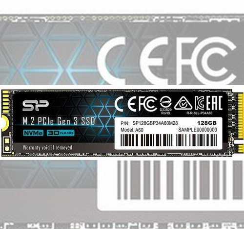 Твердотельный накопитель (SSD) Silicon power SP128GBP34A60M28