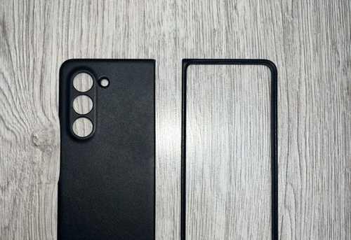 Чехол Samsung Z Fold5 Eco-Leather Case черный