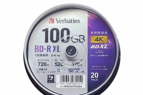 Диски Blu-Ray BD-R BD-RE XL 100Gb 128Gb