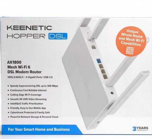 Новый маршрутизатор Keenetic Hopper DSL KN-3610