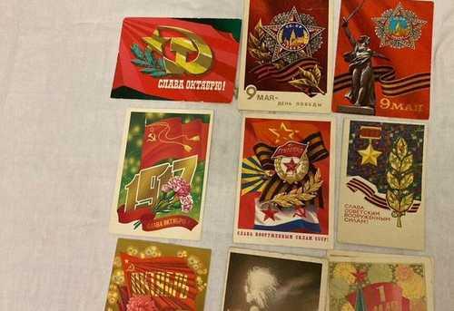 Открытки СССР чистые, календари