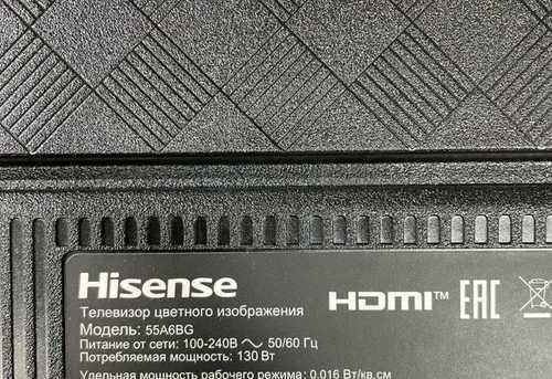 Hisense 55A6BG на разбор
