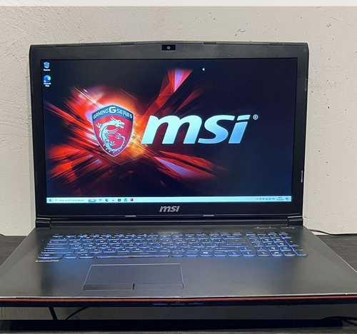 Игровой ноутбук msi GP72 7RD Leopard, б/у