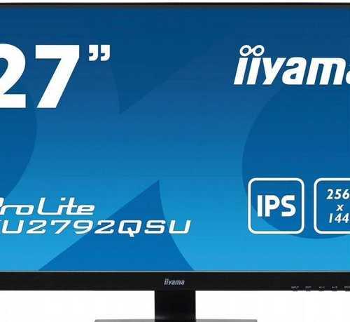 Монитор Iiyama ProLite XU2792QSU-B1, 2560x1440, 70