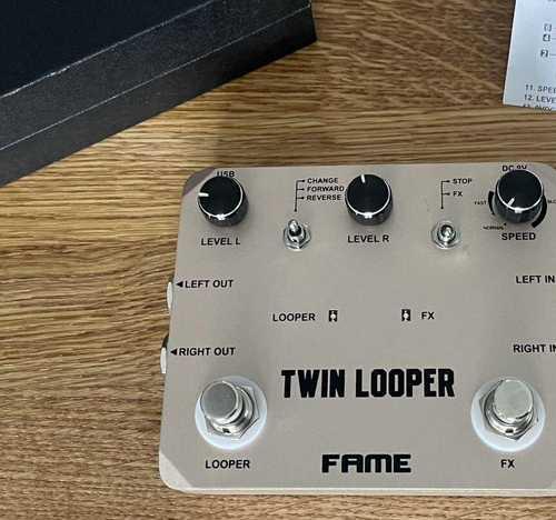 Педаль гитарная Fame Twin Looper