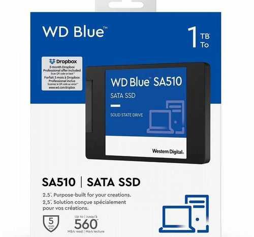 Ssd WD blue 1tb новый