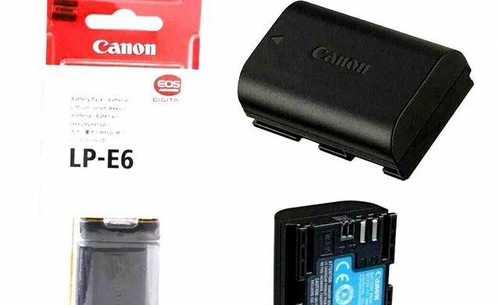 Новый аккумулятор Canon LP-E6 с гарантией