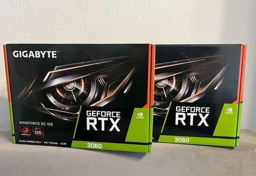 Новая видеокарта Gigabyte RTX 3060 12 gb Windforce