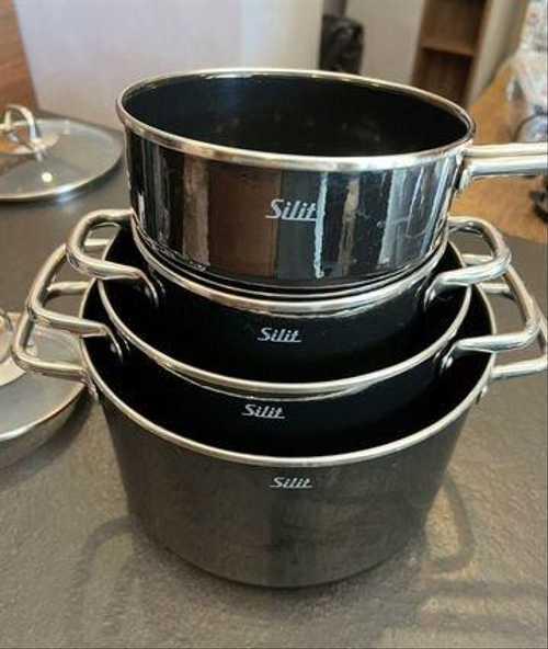 Набор посуды Silit Nature 7 пр. black