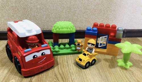 Конструктор mega bloks большие кубики