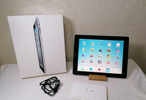 iPad 2 Wi-Fi + Cellular 32 Гб + коробка + кабель